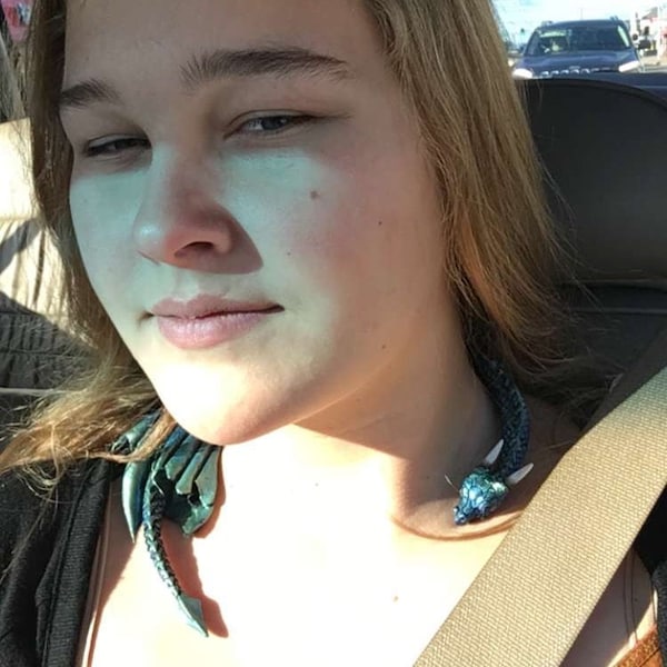 Dragon Draper Necklace - Aurora Borealis Dragon - IN STOCK and Ready to ...