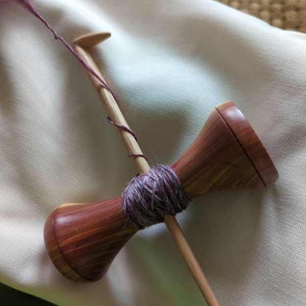Basque Spindle & 9" Nostepinne - Matching Pair - Drop Spindle - El Huso ...