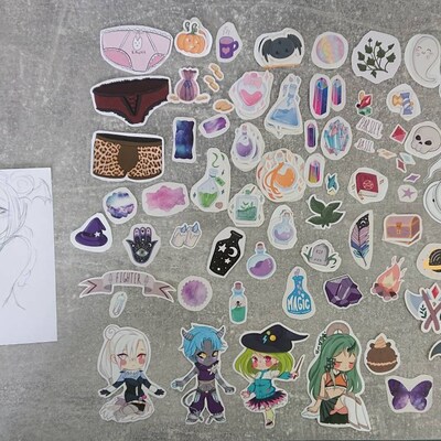 Witchy Holographic Altar Stickers Sticker Witch Cute Gothic Planchett ...