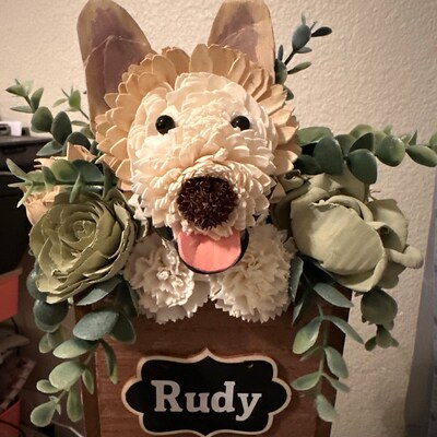 FLOWER DOG Custom Dog Bouquet Puppy Flower Flower Dog - Etsy