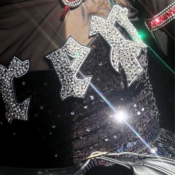 Taylor Sparkling Rhinestone REP Patch for Reputation Outfit Glitter ...