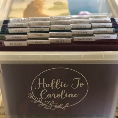 End of Life DIY File Kit Emergency File Kit Caretaker File Kit I'm Dead ...