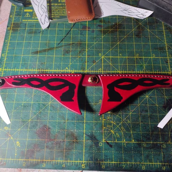 Patterns for Leather Choker Necklace - PDF Leather Pattern - Etsy