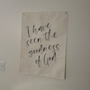 I Have Seen the Goodness of God Fabric Wall Hanging Christian Home ...