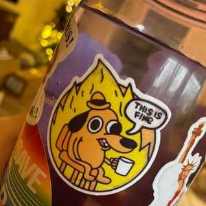 Mess up Random Stickers Hard Hat Vinyl Decals for Tumblers Cups Mugs ...