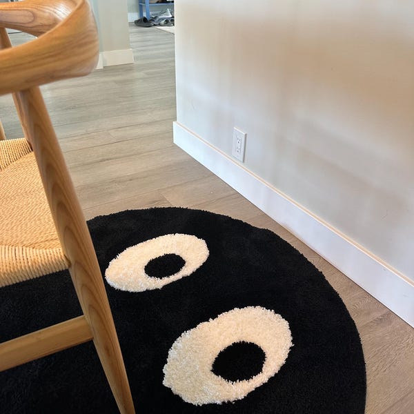 Irregular Rug, Checkered Rug, Cool Runner Rug, Aesthetic Tufted Rug ...