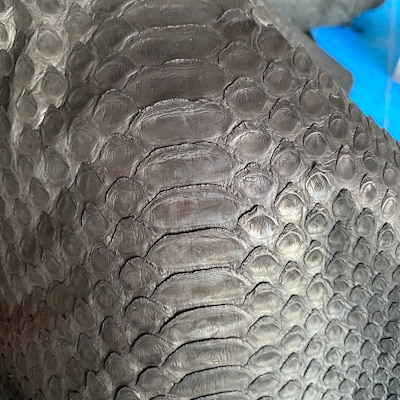 Genuine Python Leather Natural Python Leather Hide Snake - Etsy