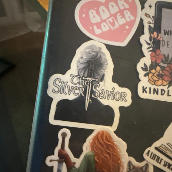 The Silver Savior Powerless Inspired Sticker - Etsy
