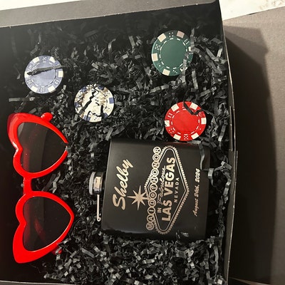 Personalized Poker Gift Set, Custom Engraved Poker Game Box, W/poker ...