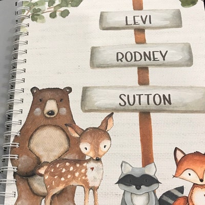 Personalized Baby Book Custom Baby Journal Baby Shower Gift for Boy ...