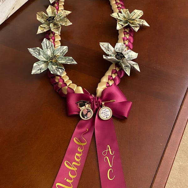 Nursing Graduation Gift Lei Personalized for 2025 RN Graduate Gold or ...