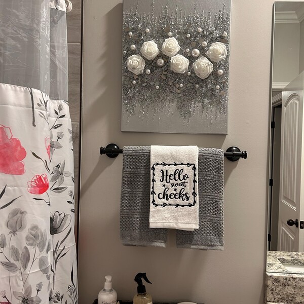 City Lights - Pretty Glitter Abstract Art, Glitter Wall Art, Abstract ...