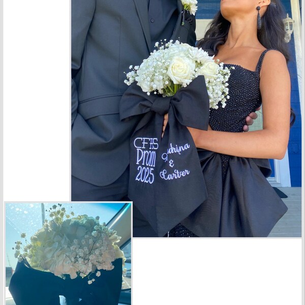 HOCO Bouquet Sash With Name, Custom Homecoming Ribbon, Homecoming ...