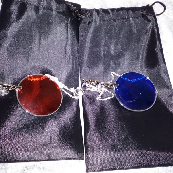 Red Lens Glasses for Women, Vampire Aesthetic Monocle for Men, Gothic ...