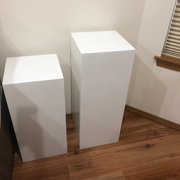 30" X 12" X 12" White Display Pedestal Stand Riser Column Pillar - Etsy
