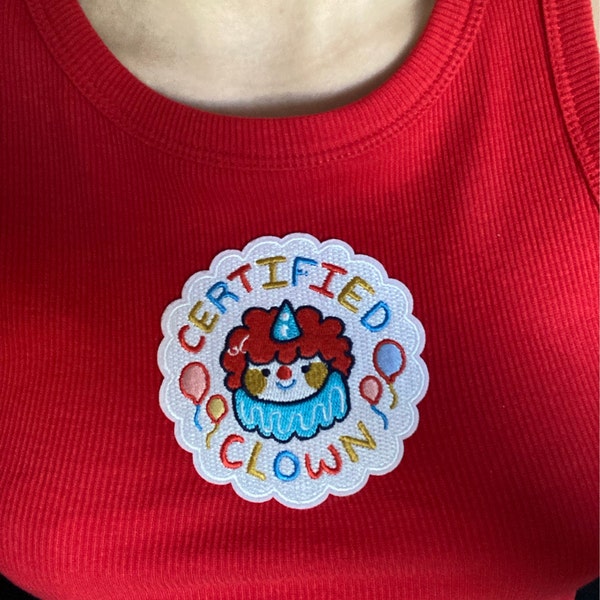 Certified Clown Patch! - Etsy