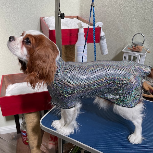 Dog Drying Coat, Grooming Coat, Lycra, Washable, Comfortable, Custom ...
