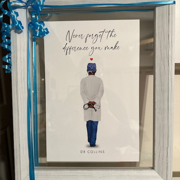 Doctor Thank You Card, Doctor Retirement Card, Surgeon Card ...