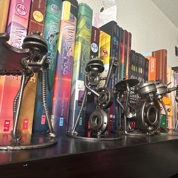 Excavator Scrap Metal Sculpture, Backhoe Tractor Loader Scrap Metal ...