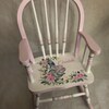 Child's Rocking Chair, Pinks Kids Rocker, New Baby Gift, Kids Painted ...