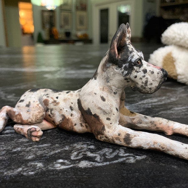 Custom Dog Sculpture - Handmade Dog Figurine - Polymer Clay Pet ...