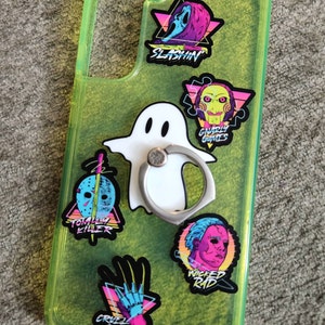 80s Retrowave Horror Sticker What's Your Favorite Scary - Etsy