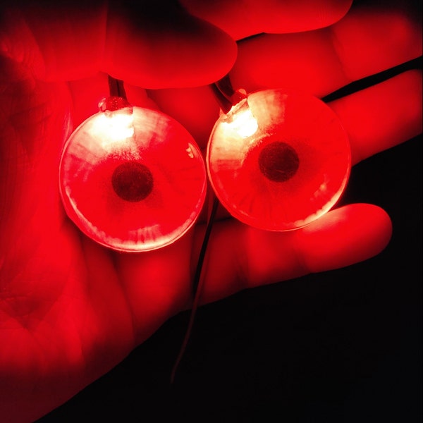 LED Costume / Fursuit Eyes (AA Pack) - Custom - 1.5" - 2" - Acrylic 3-D ...