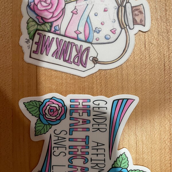 Cup of Equali-tea Die Cut Weatherproof Permanent Vinyl Sticker LGBTQ ...