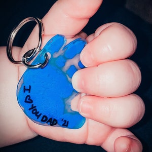 Great Gift FREE SHIPPING DIY Handprint Keychain kit - Etsy