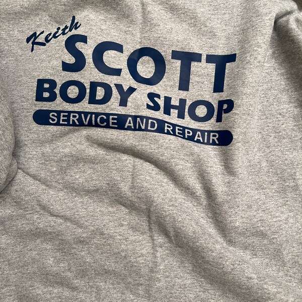 Keith Scott Body Shop Sweatshirt - One Tree Hill Fan Apparel - Etsy