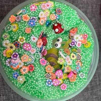 Stingray Manta Ray Floam Bingsu Crunch Slime Lavender Scent - Etsy