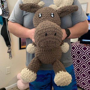 Manny Moose CROCHET PATTERN Amigurumi Crochet Pattern PDF - Etsy