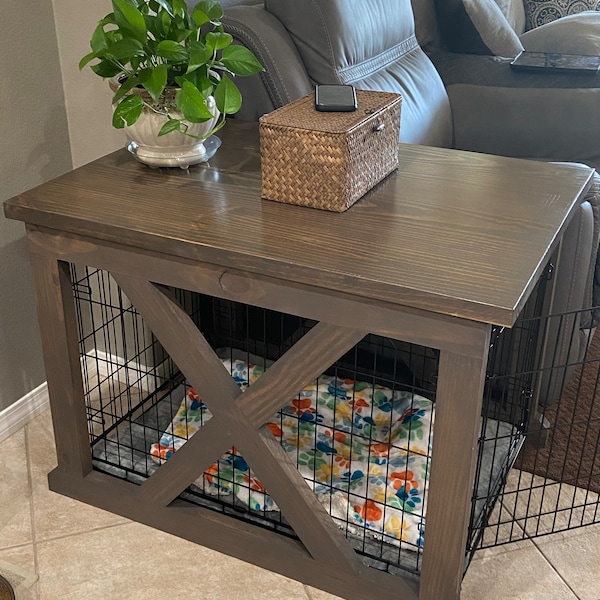 Dog Crate Table - Etsy