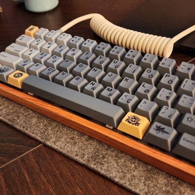 135 Keys Bamboo Themed Keycaps Set Green Gradient Keycap - Etsy