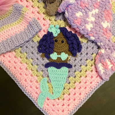 Crochet Pattern INSTANT DOWNLOAD PDF Mermaid Crochet Crochet Pattern ...