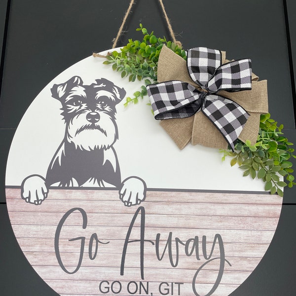Custom Dog Door Hanger - Personalized Dog Welcome Sign - Pet Door ...