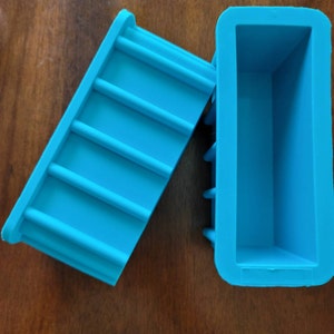 2 PACK Mini Tall Skinny Soap Loaf Mold, 21oz / 1.3lb, Narrow Bar, 6x2x3 ...