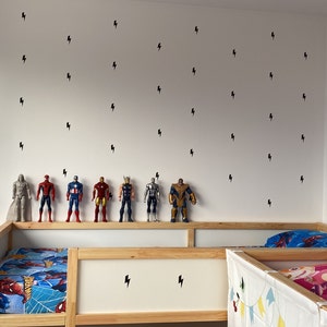 Black Lines Wall Decals, Decorative Vinyl Black Lines, Geometric Lines ...