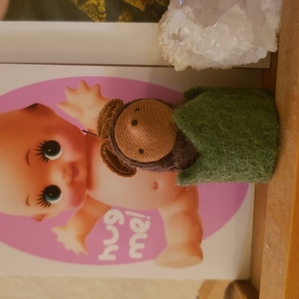 Little Critter in a Hedge Cozy // Waldorf Toy // Mouse Doll // Mole ...