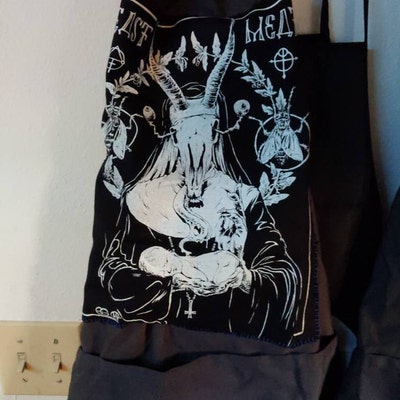 Satanic Goat Nun Black Metal Back Patch - Etsy