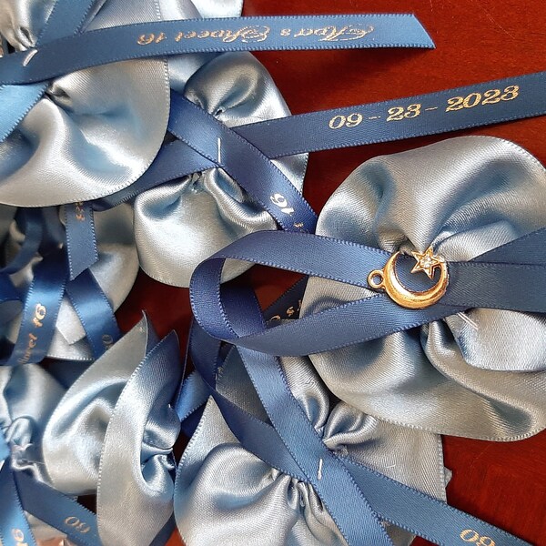 5/8" Printed Personalized Ribbons All Colors Custom Print Ribbons for ...