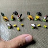 40 Pcs Miniature Swimming People Figures 1:87 HO Scale Models Toys ...