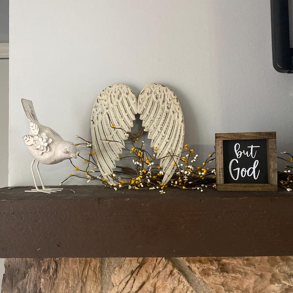 But God Wooden Sign - Christian Wall Decor - Etsy