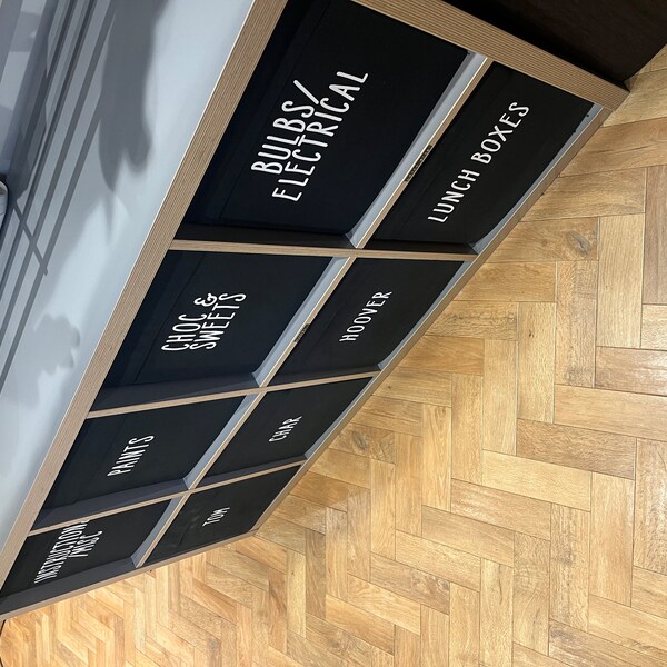 IKEA KALLAX DRONA Box Sticker Personalised Vinyl Labels Stickers Decals ...