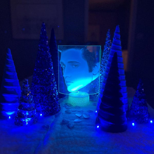 Elvis Presley 3d LED Lamp - Etsy