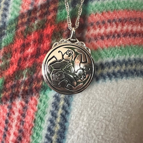 Merida Inspired -princess Jewelry, Celtic Three Bears Necklace, Celtic ...