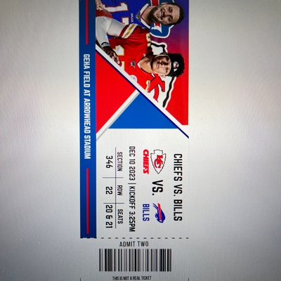 Customized Replica Football Ticket Gift Perfect Way to Give Digital ...