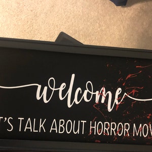 True Crime Welcome Sign | Etsy