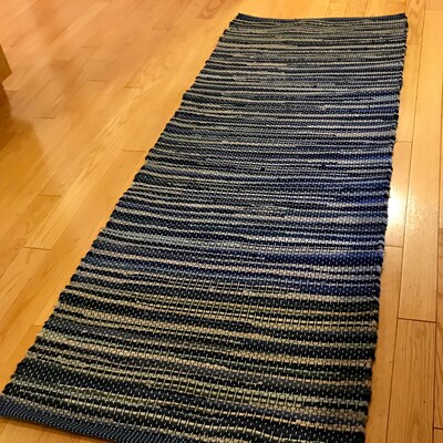 Rag Rug Traditional Craft Contemporary Design Always Recycled - Etsy