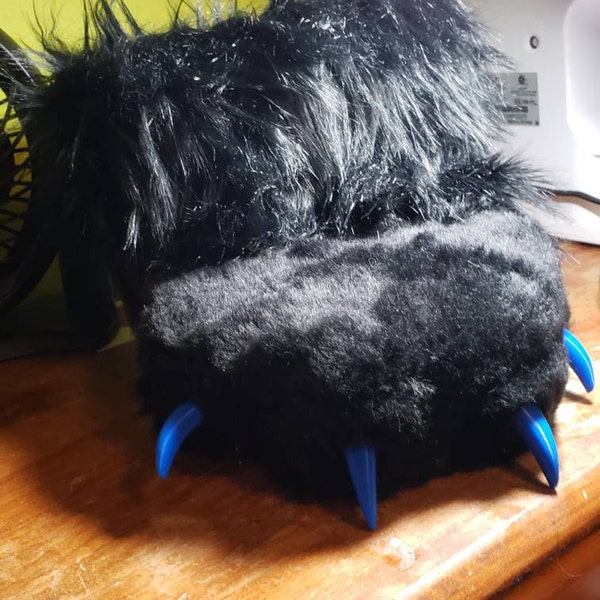 MADE TO ORDER Custom Digitigrade Fursuit Feet Paws Costume Slippers ...